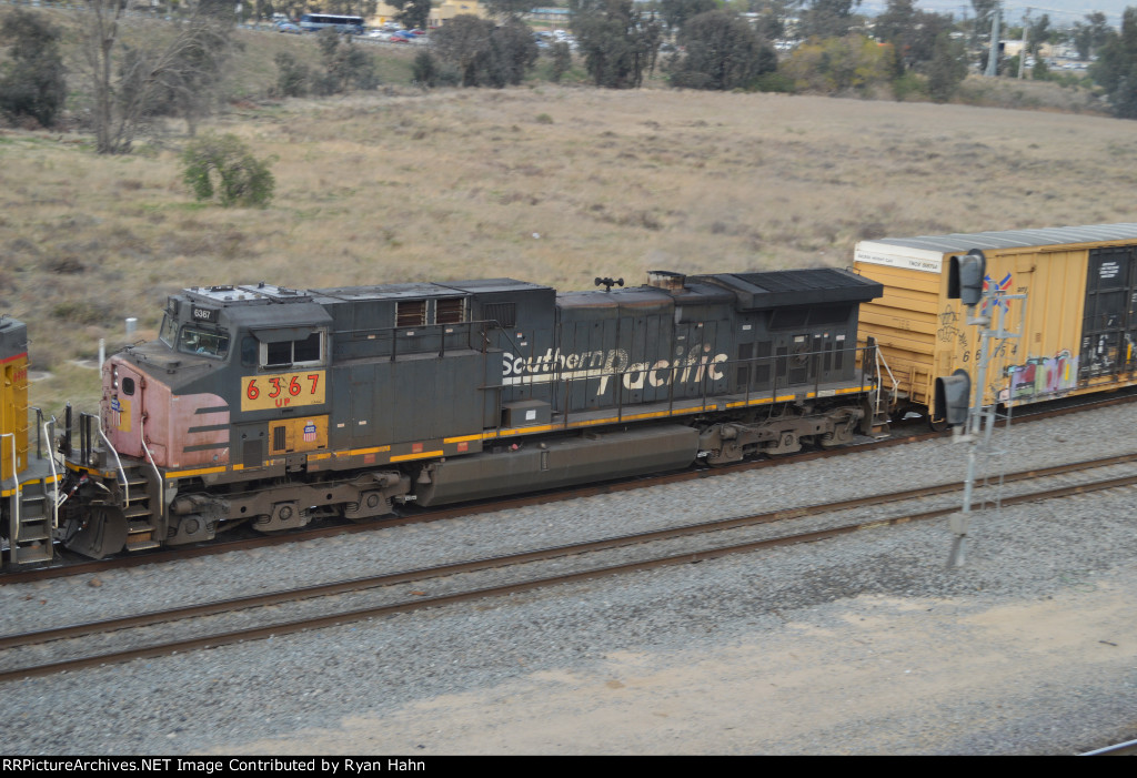 UP 6367 Ex SP on Home Rails